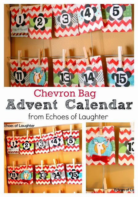 Paper Bag Advent Calendar - Echoes of Laughter