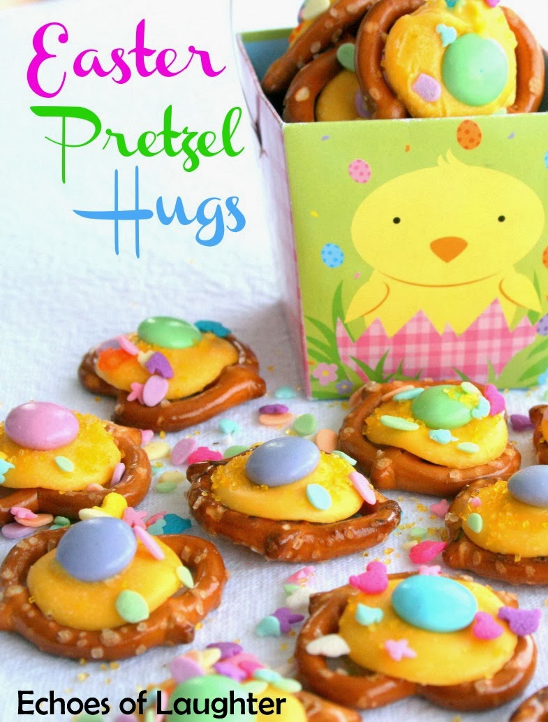 Easter Pretzel Hugs - Echoes of Laughter