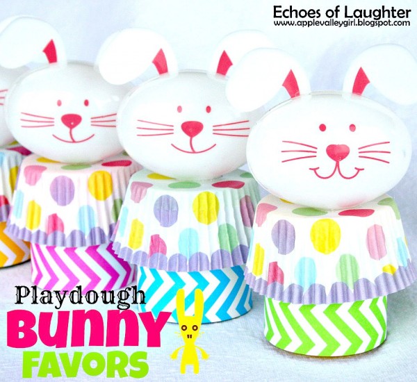 Playdough Bunny Favors - Echoes of Laughter