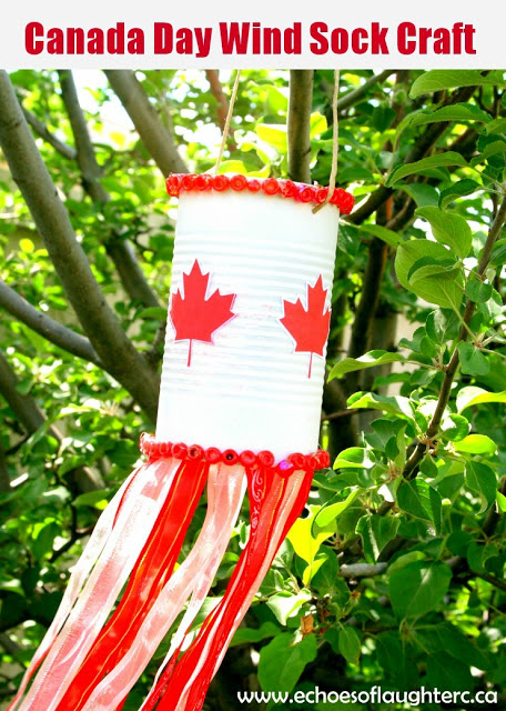 Canada Day Wind Sock Craft - Echoes of Laughter