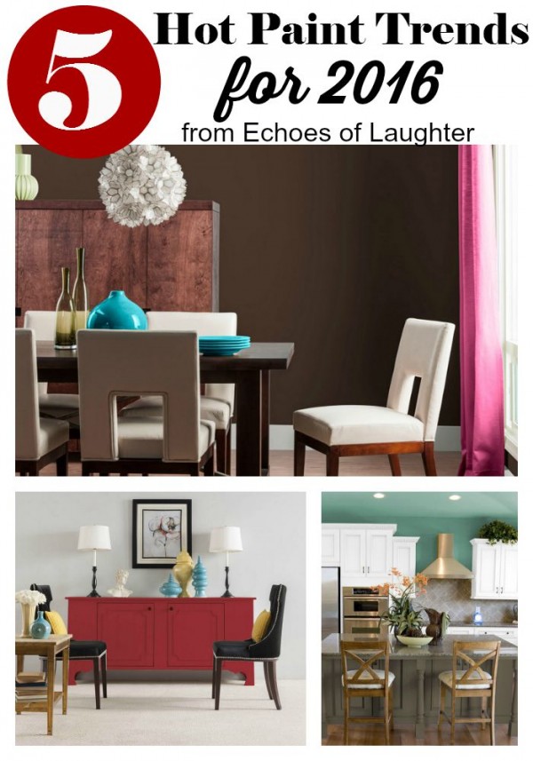 5 Hot Paint Trends for 2016 +CIL Paint Giveaway - Echoes of Laughter